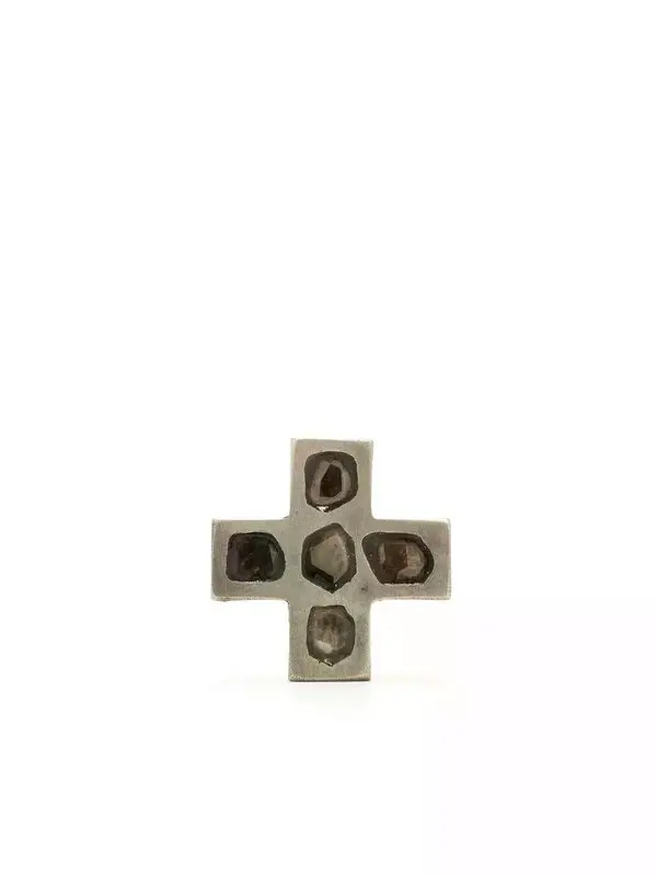 PARTS OF FOUR Plus-sign Stud Earring - Silver