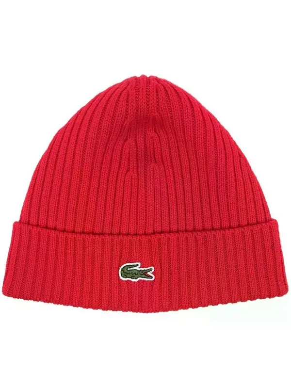 Lacoste Logo-patch Wool Beanie