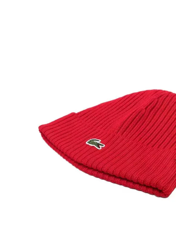 Lacoste Logo-patch Wool Beanie