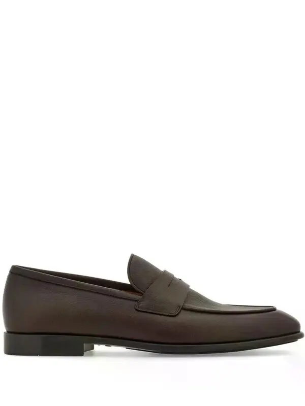 FERRAGAMO Calf Leather Penny Loafers