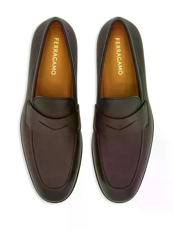 FERRAGAMO Calf Leather Penny Loafers
