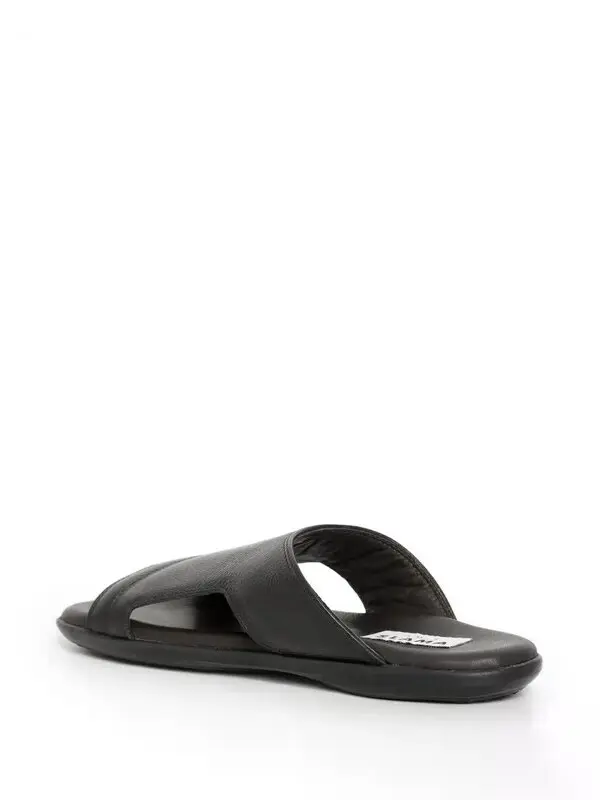 AMIR SLAMA Faux-leather Slides