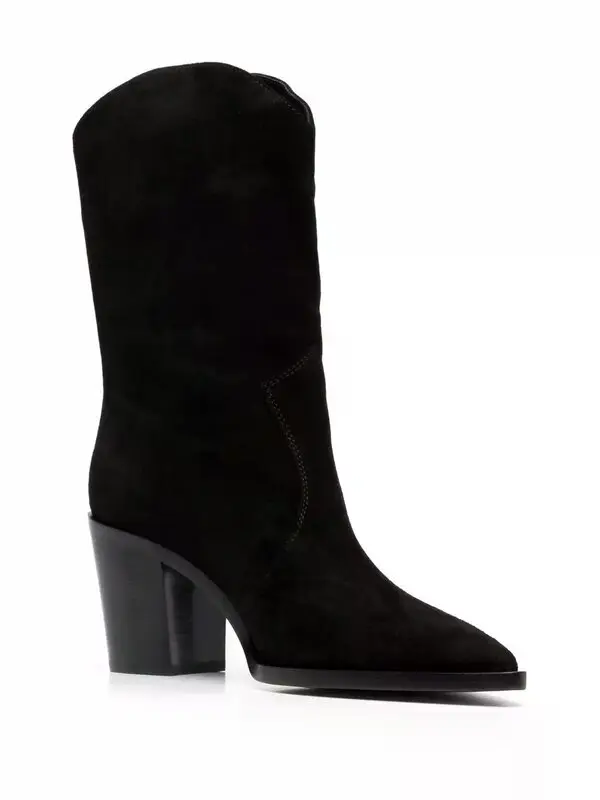 GIANVITO ROSSI 70mm Denver Cowboy Boots