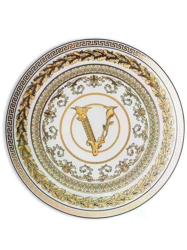 Versace Virtus Gala Plate - Gold