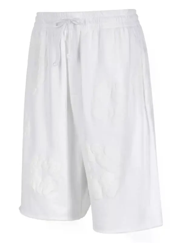 DENIM TEARS Cotton Wreath-print Shorts