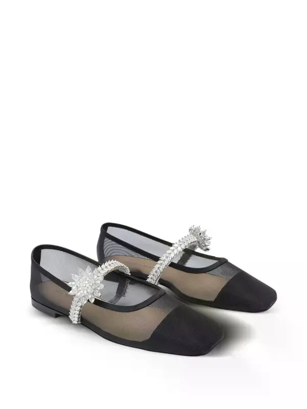 Mach & Mach Lotus Flower Ballet Flats