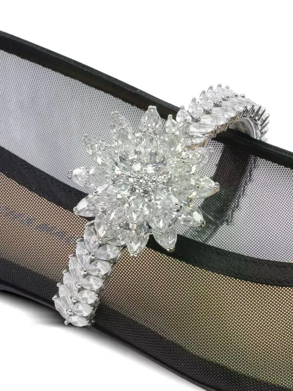 Mach & Mach Lotus Flower Ballet Flats