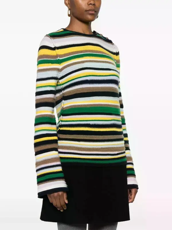 Dorothee Schumacher Striped Cashmere Sweater