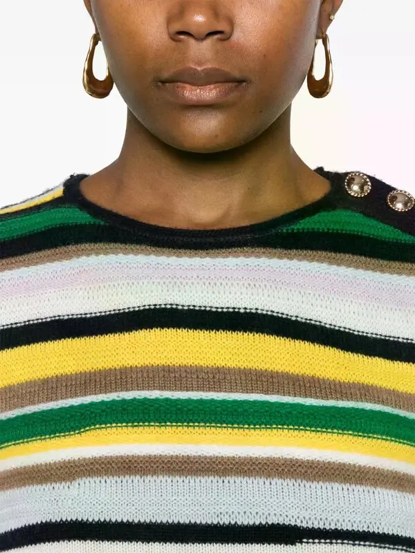 Dorothee Schumacher Striped Cashmere Sweater