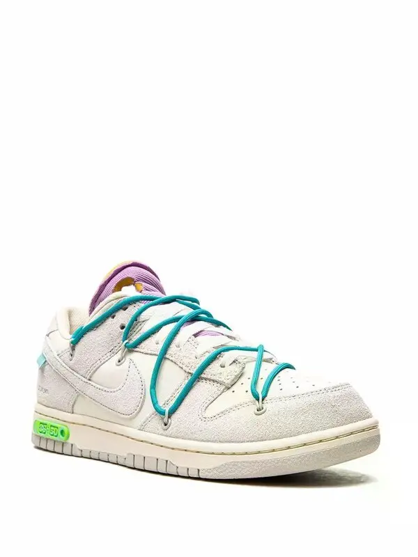 Nike X Off White Dunk Low Lot 36 Sneakers - Neutrals