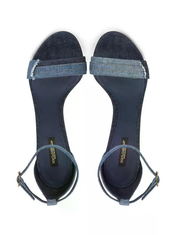 Dolce & Gabbana 105mm Dg Heel Patchwork Sandals