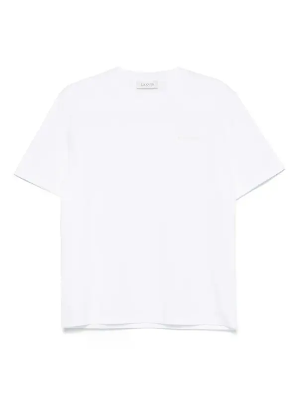LANVIN Embroidered-logo T-shirt