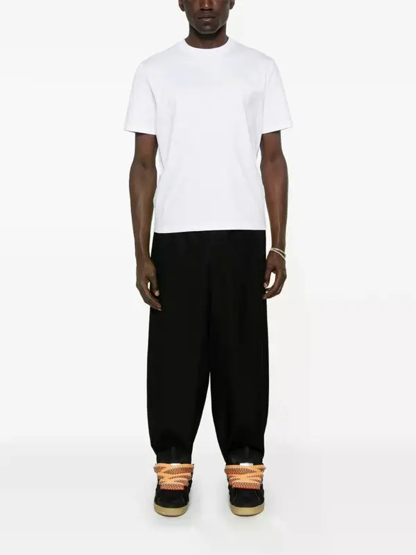 LANVIN Embroidered-logo T-shirt