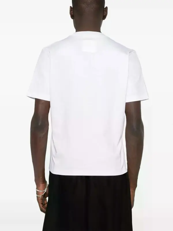 LANVIN Embroidered-logo T-shirt