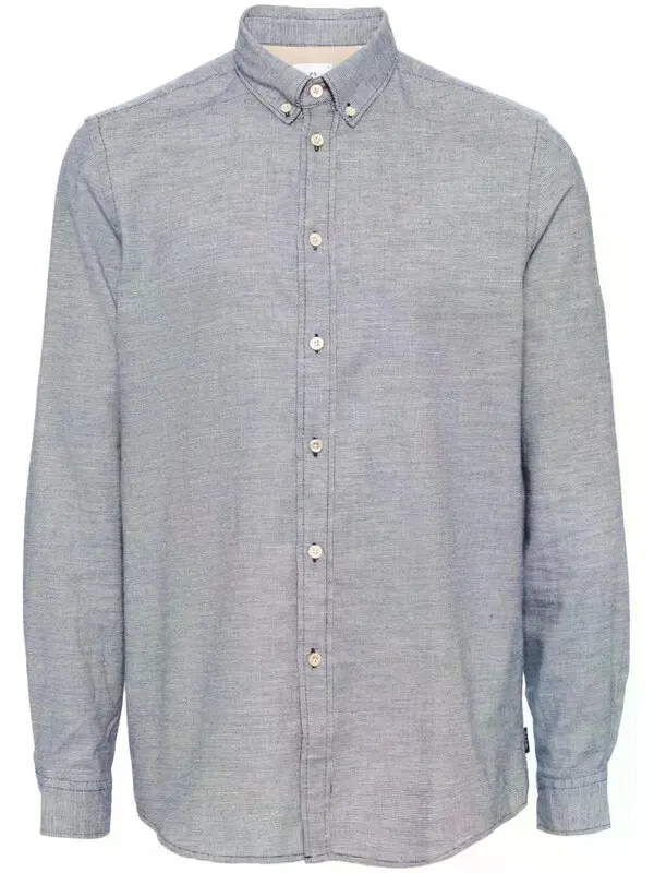 Paul Smith Button-up Cotton-blend Shirt