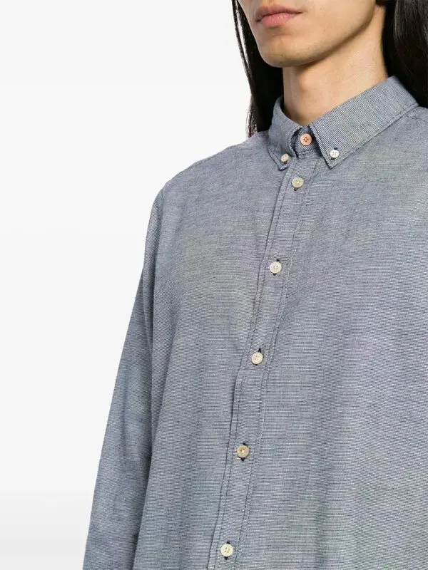 Paul Smith Button-up Cotton-blend Shirt