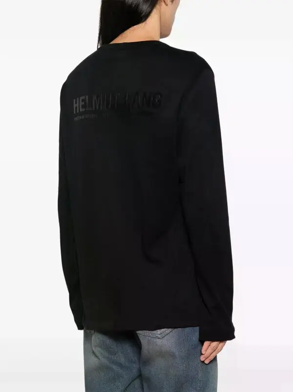 Helmut Lang Logo-print Long-sleeved T-shirt