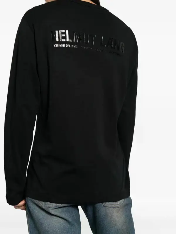 Helmut Lang Logo-print Long-sleeved T-shirt