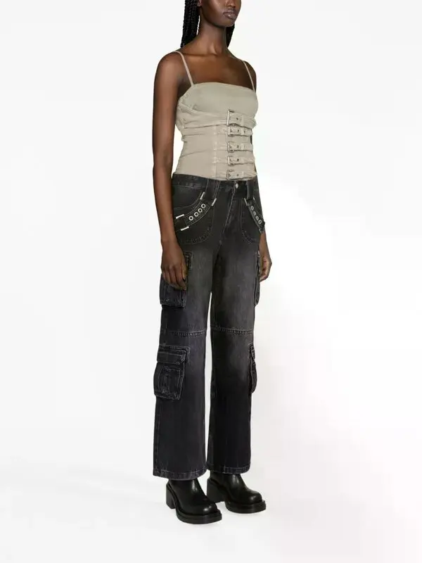 MISBHV Harness Strap Cargo Jeans