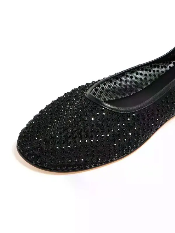 Dear Frances Balla Crystal Ballerina Shoes