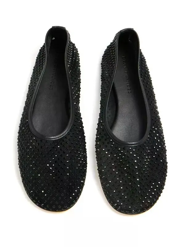 Dear Frances Balla Crystal Ballerina Shoes