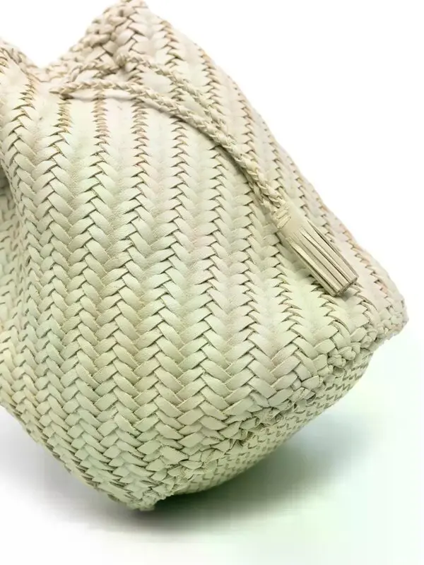 Dragon Diffusion Pompom Double Jump Leather Bag
