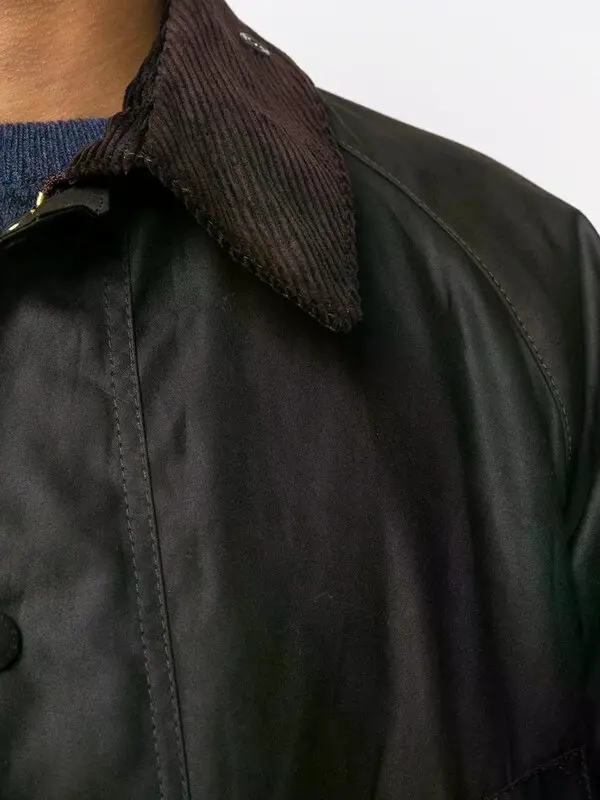 Barbour Bedale Waxed Cotton Jacket - Green