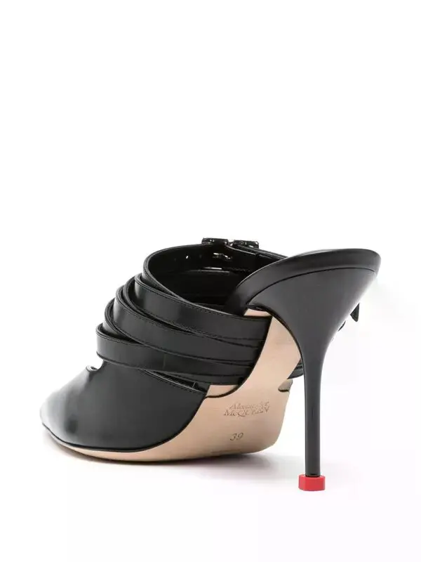 Alexander McQueen 95mm Leather Mules