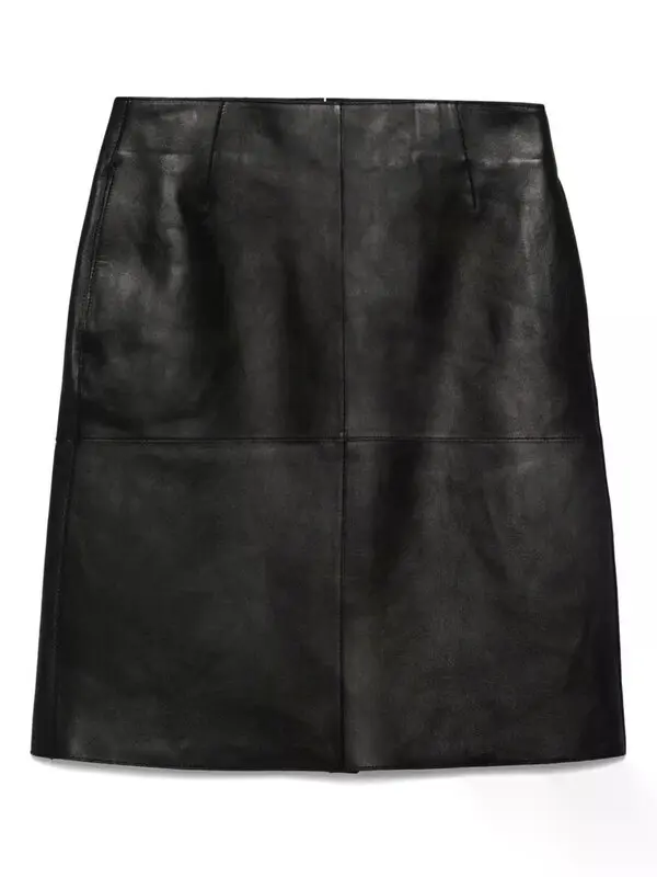 TOTEME Panelled Leather Midi Skirt
