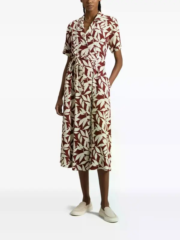 Woolrich Printed Midi Dress