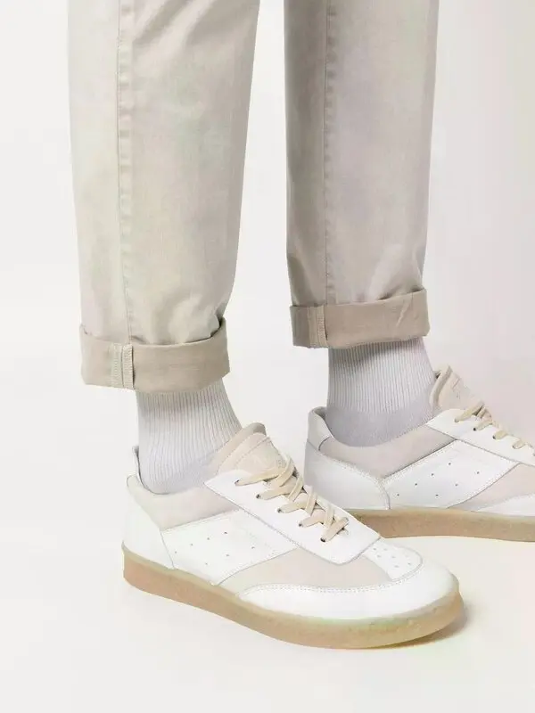 DONDUP Cropped Cotton Chino Trousers - Neutrals