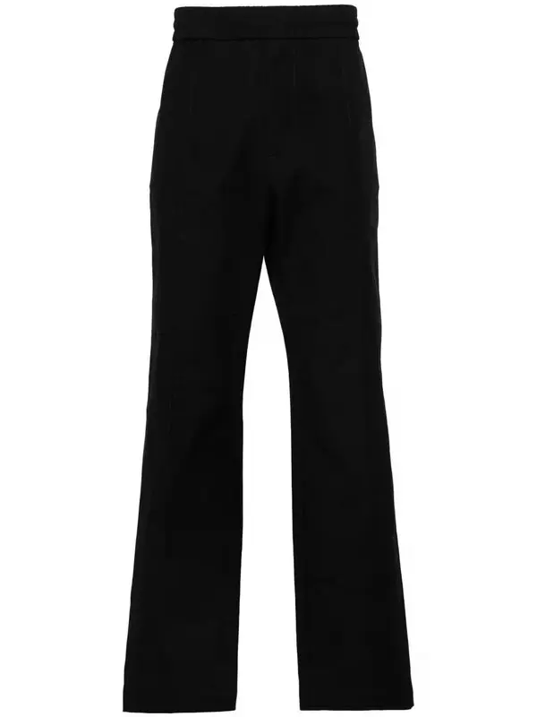 Valentino Garavani Raised Seam Straight-leg Trousers