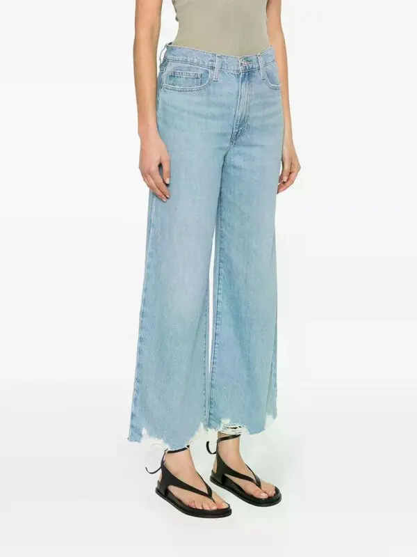 FRAME Le Jane High-rise Wide-leg Jeans