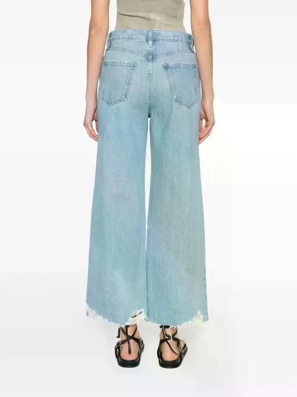 FRAME Le Jane High-rise Wide-leg Jeans