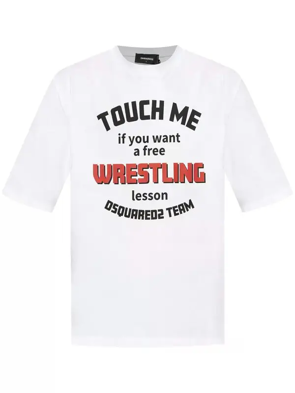 Dsquared2 Slogan-print Cotton T-shirt