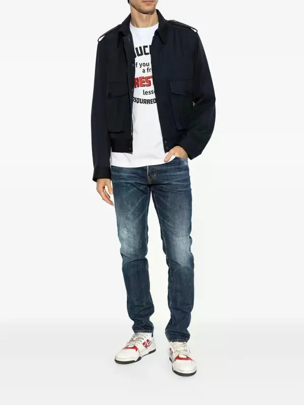 Dsquared2 Slogan-print Cotton T-shirt
