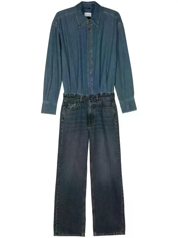 HAIKURE Tessie Denim Jumpsuit - Blue
