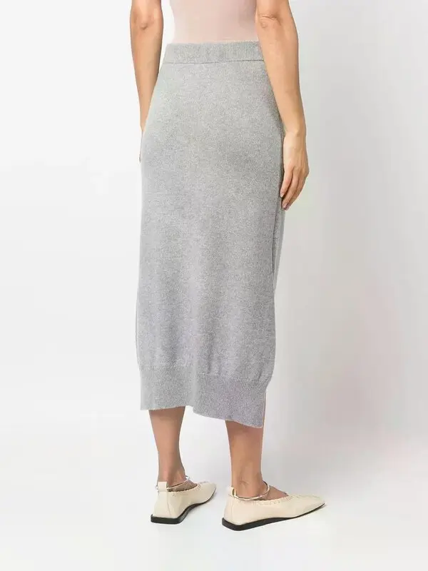 BARRIE High-waisted Knit Skirt