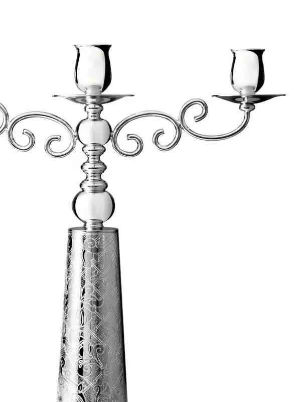 Christofle Jardin D'eden Three-light Candelabra