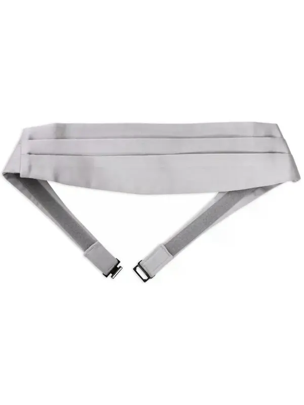 TOMBOLINI Silk Cummerbund - Grey
