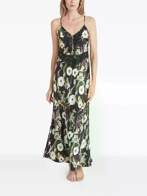 TEMPERLEY LONDON Aphrodite Nightdress - Black