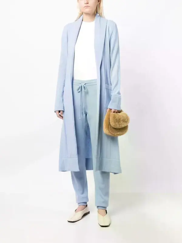TEDDY CASHMERE Venzia Open-front Cashmere Cardigan - Blue