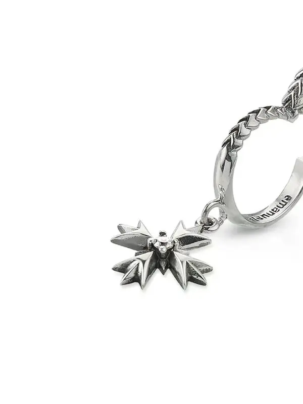Emanuele Bicocchi Crest Single Earring - Silver
