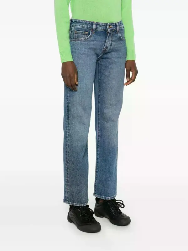 7 For All Mankind Calie Straight-leg Jeans In Imperial