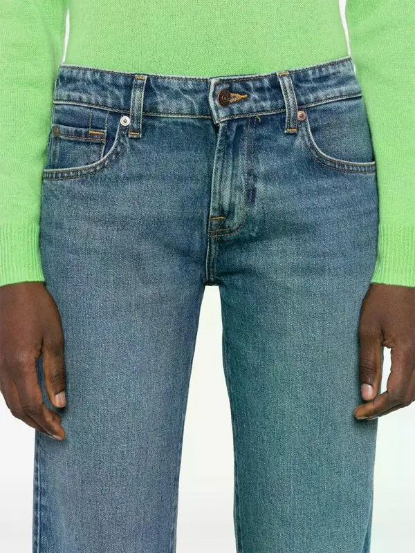 7 For All Mankind Calie Straight-leg Jeans In Imperial