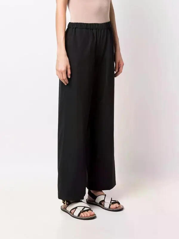 Aspesi Poplin Wide-leg Trousers