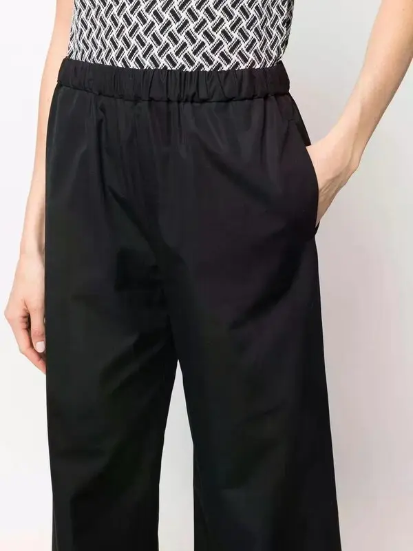 Aspesi Poplin Wide-leg Trousers