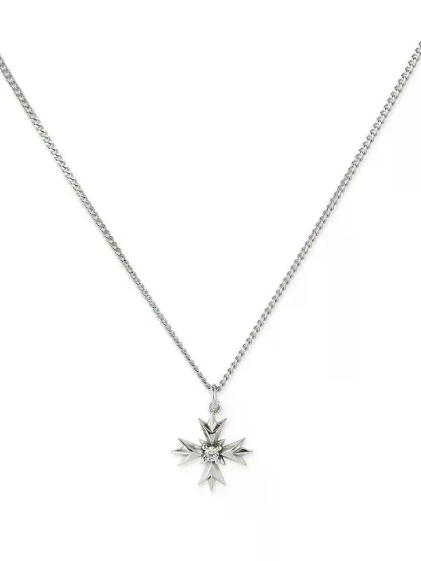 Emanuele Bicocchi Crest Sterling Necklace - Silver