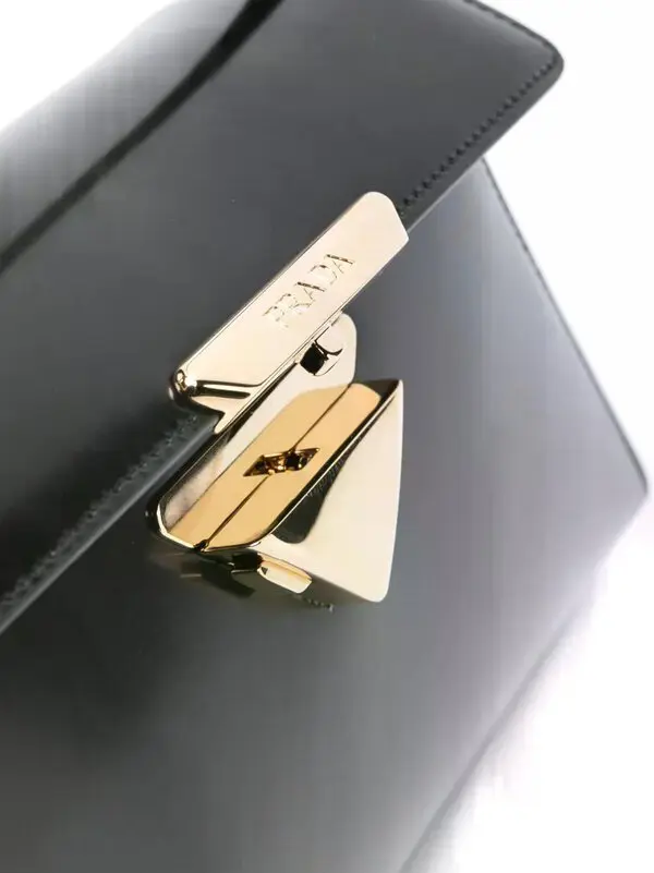 Prada Triangle-logo Leather Shoulder Bag