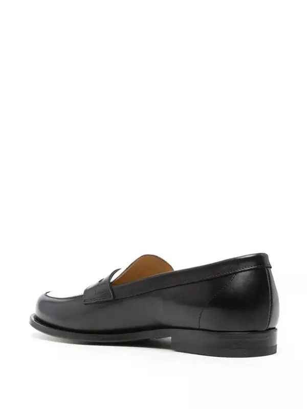 SCAROSSO Two-tone Leather Loafers